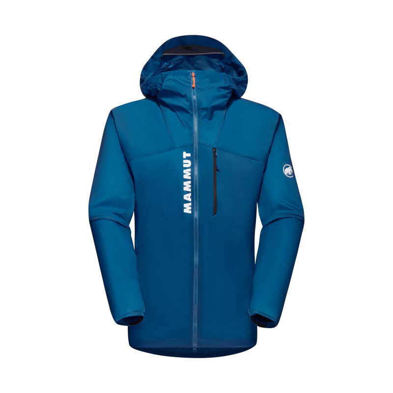 Mammut Aenergy WB Hooded Jacket - Windjacke - Herren - Deep Ice - Out ...